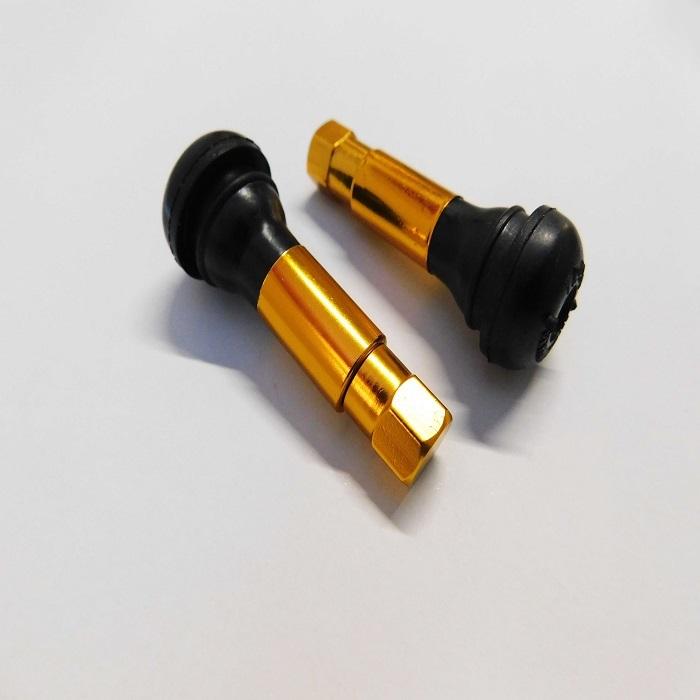 CL3073 チューブレス 汎用 エアバルブ ゴールド 2個セット TR414 タイヤバルブ バイク ATV ジャイロ / : カスタムライフ - 通販 - Yahoo!ショッピング