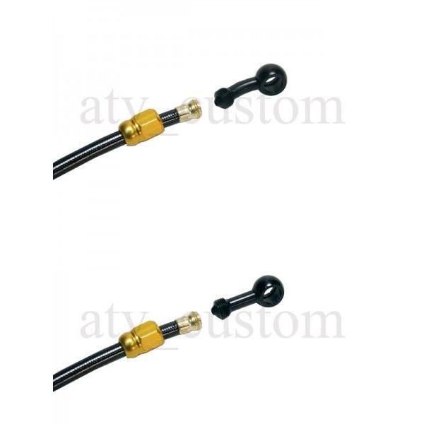 CL954 ステンレス ステンメッシュ ブレーキホース 黒 450mm ネコポス : カスタムライフ - 通販 - Yahoo!ショッピング