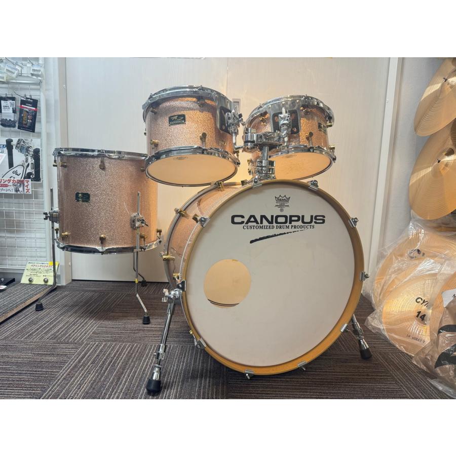 CANOPUS USED R.F.M. Classic Kit plus BD22x15,TT12x8,TT13x9,FT16x15 メイプル＋RF Champagne Spkl ...