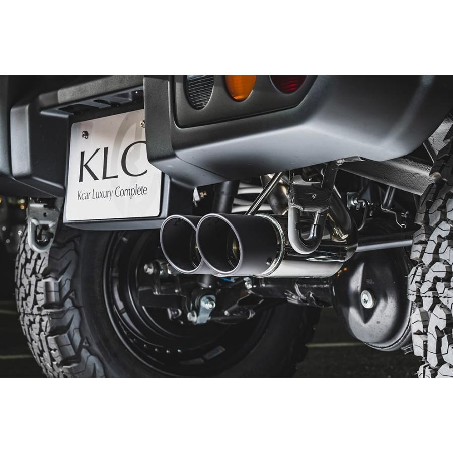 KLC ケイエルシー ジムニー シエラ JB64W JB74W ダンディ 弾帝エキゾーストシステム マフラー SUS304 Heritage PASSION ヘリテージ パッション ...