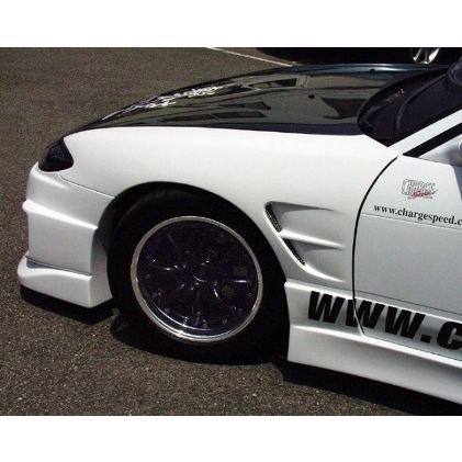 チャージスピード 180SX RPS RS13 D-1スタイルベントフェンダー 未塗装 CHARGE SPEED 撃速CHARGE SPEED ...