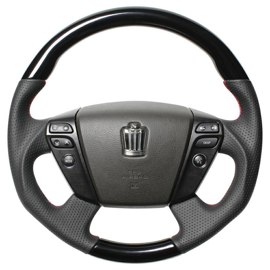 レアル クラウンハイブリッド 200系 ステアリング H20-PBW-RD REAL オリジナルシリーズ : 掘り出し物ゲット 1号店 - 通販 - Yahoo!ショッピング