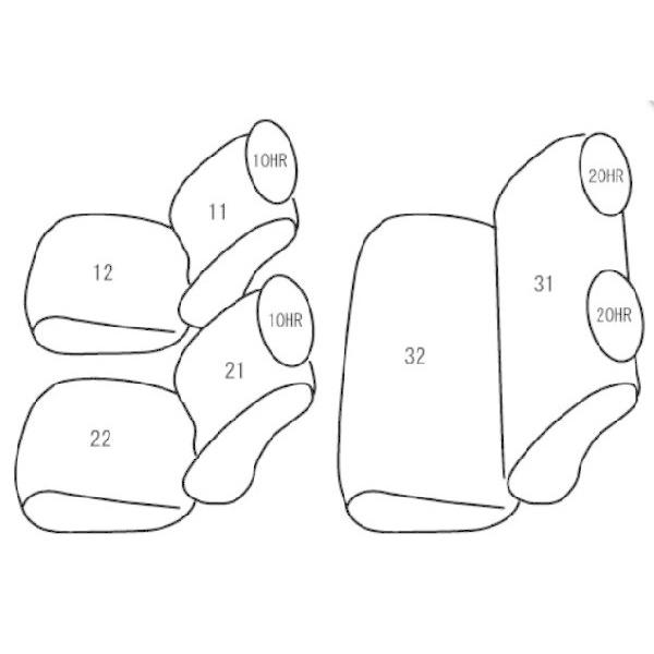 Clazzio クラッツィオ シートカバー ピクシスエポック LA300A LA310A ワン ONE ED-6507 シート 内装 : 掘り出し物ゲット 1号店 - 通販 - Yahoo ...