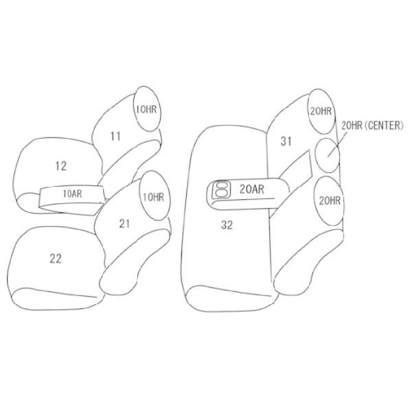 Clazzio クラッツィオ シートカバー レガシィB4 BM9 ワン ONE EF-8101 シート 内装 : 掘り出し物ゲット 1号店 - 通販 - Yahoo!ショッピング