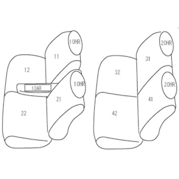 クラッツィオ シートカバー パレットSW MK21 プライム Prime ES-0646 シート 内装 : 掘り出し物ゲット 1号店 - 通販 - Yahoo!ショッピング