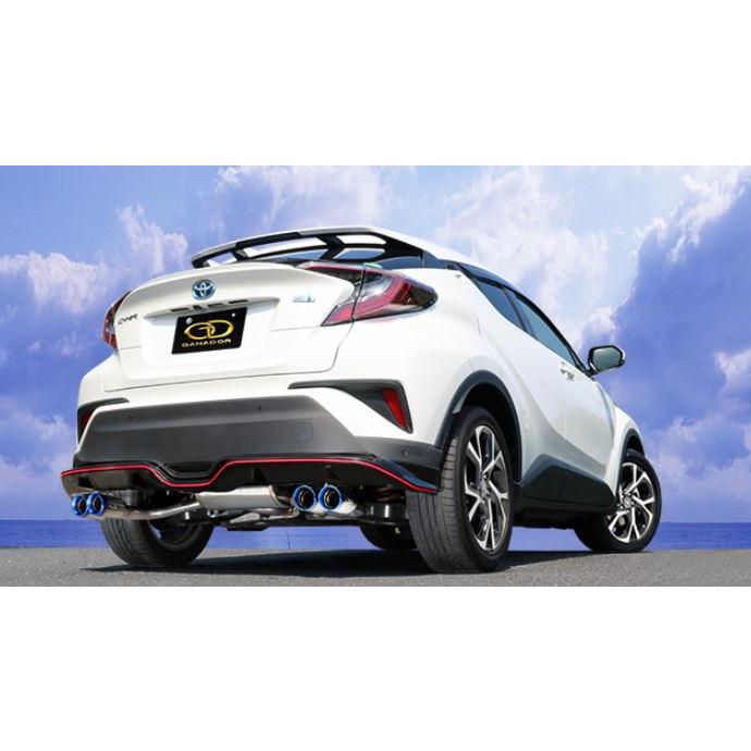 ガナドール C-HR ハイブリッド DAA-ZYX10 マフラー テール部のみチタニウム製 GVE-031ABL GANADOR Vertex 4WD SUV : 掘り出し物ゲット 1号店 ...