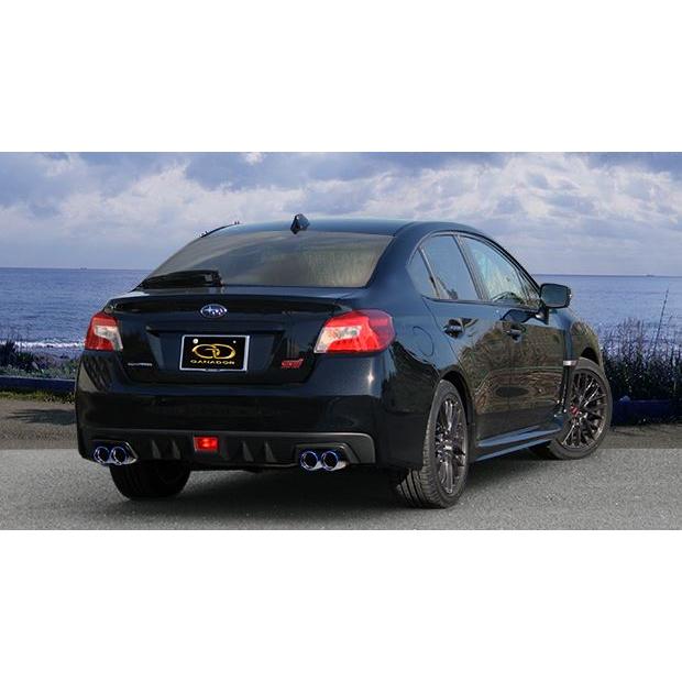 ガナドール WRX S4 DBA-VAG 3BA-VAG 標準パンバー マフラー リアピースのみ サークル4本出し GDE-405T GANADOR Vertex Sports ...