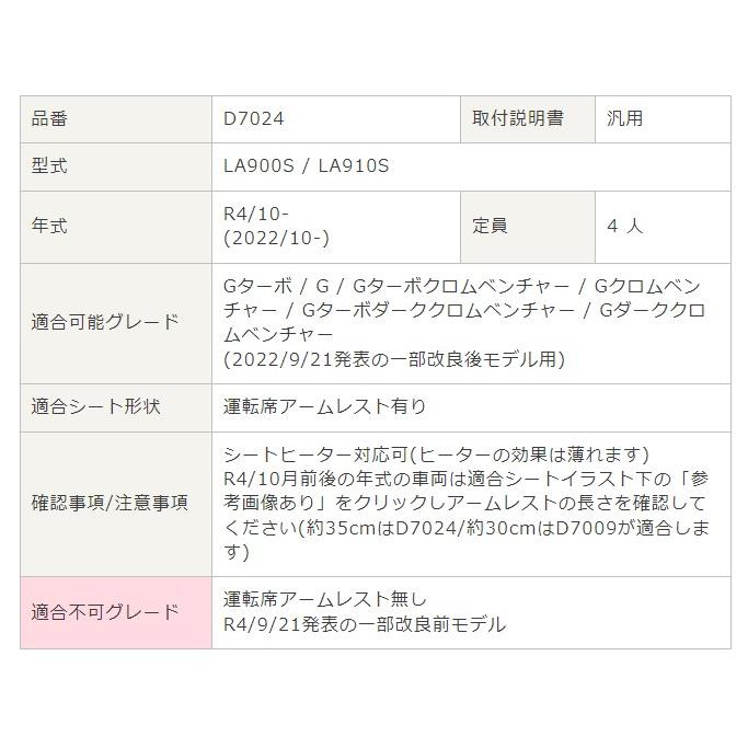 タフト シートカバー LA900S / LA910S ベレッツァ Newプレミアム PVC＆スエードタイプ生地 軽自動車 D7024 シート ...