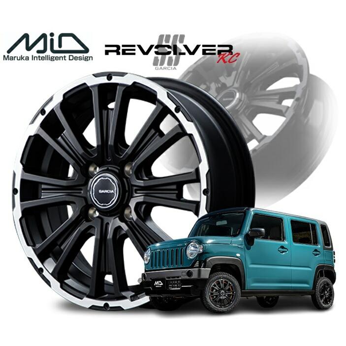 MID GARCIA SS REVOLVER KC ホイール 14インチ 4H100 4.5J+45 1本 4穴 ガルシアSSリボルバーKC マルカ : 掘り出し物ゲット 1号店 - 通販 ...