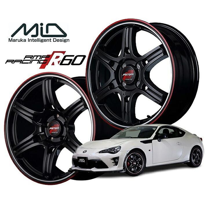 MID RMP RACING R60 ホイール 16インチ 4H100 6J+43 1本 4穴 RMPレーシング マルカ : 掘り出し物ゲット 1号店 - 通販 - Yahoo!ショッピング