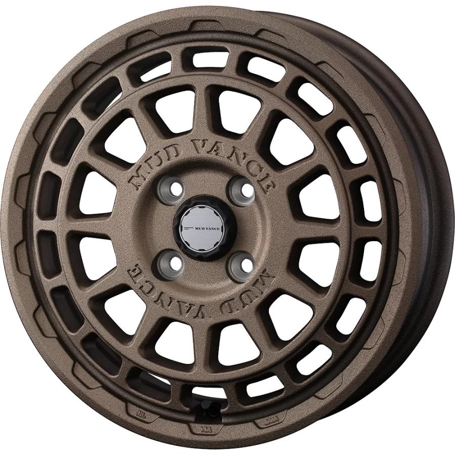 WEDS 16インチ 6H139.7 6.5J+38 6穴 マッドヴァンス タイプエフ ハイエース 用 ホイール 1本 FLINT BRONZE フリントブロンズ MUDVANCE X ...