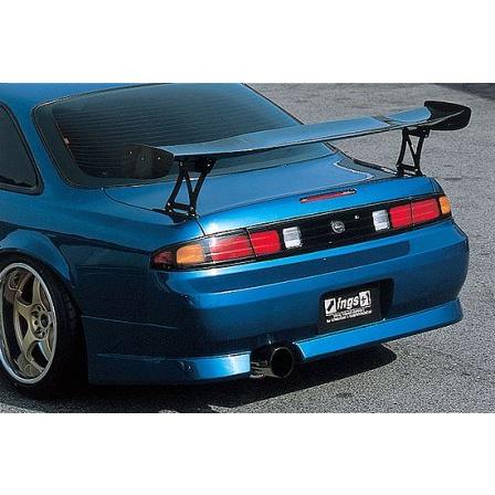 イングス シルビア S14 後期 リアバンパー ハイブリットエアロ 未塗装 ings N-SPEC エヌスペック ...