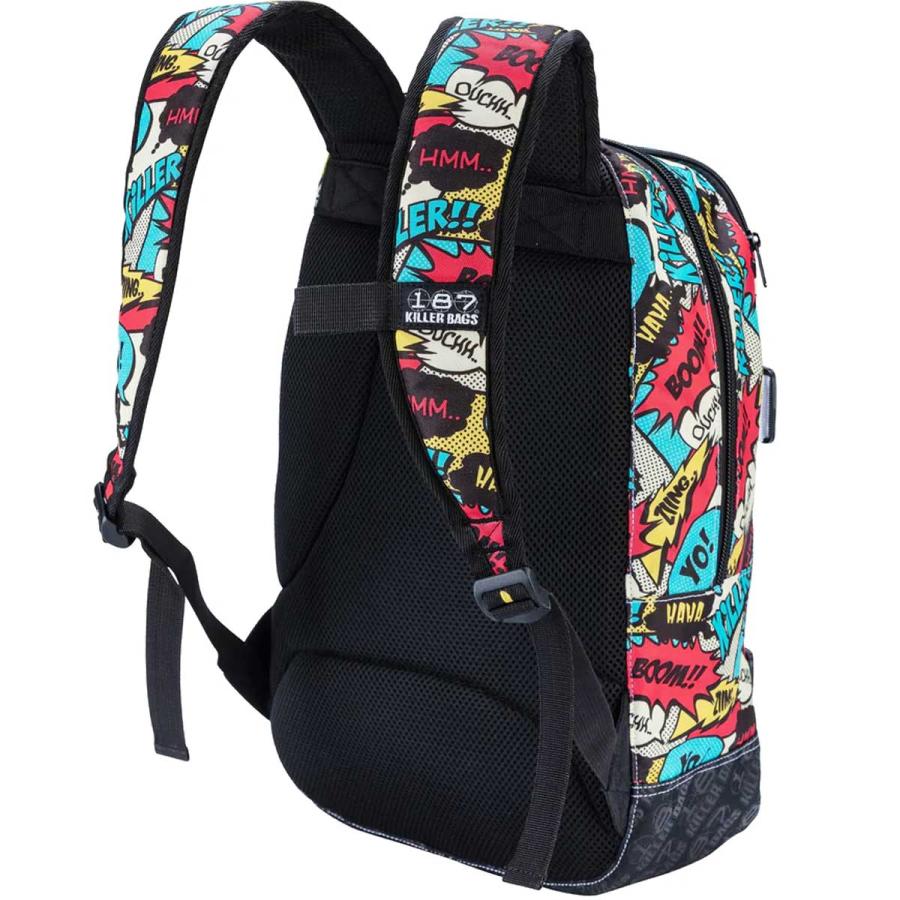 187 スケボー リュック Killer Bags Standard Issue Backpack Comic キラーバッグ バックパック ...