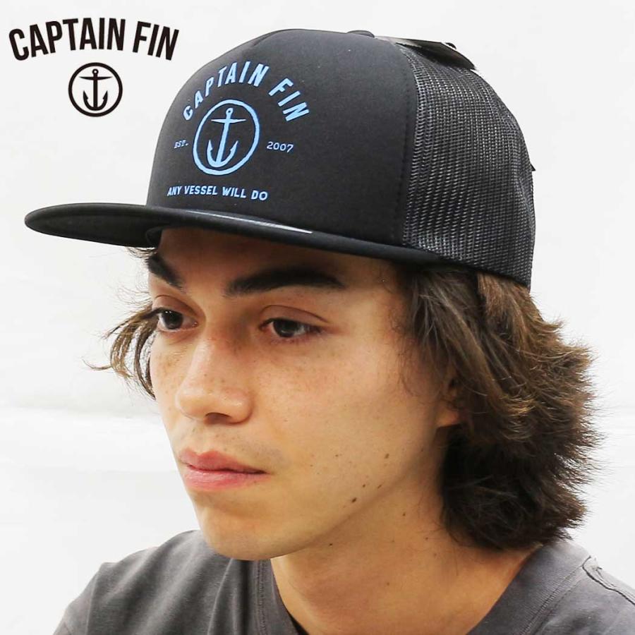 CAPTAIN FIN キャプテンフィン メッシュキャップ 帽子 Captain Fin Mixer Mesh Cap Black 黒 メンズ ...