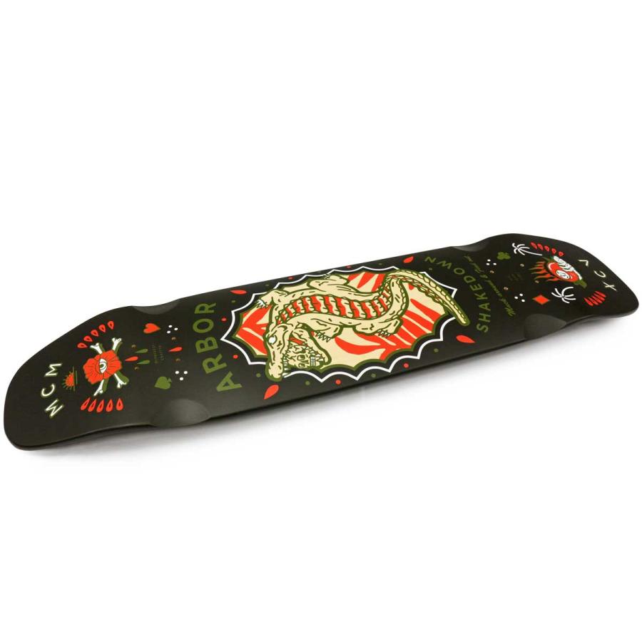 Arbor アーバー 9.25x37インチ スケボー デッキ Skateboards Shakedown Deathroll 37 Deck スケートボード 人気 ブランド スケボーデッキ 板 ...