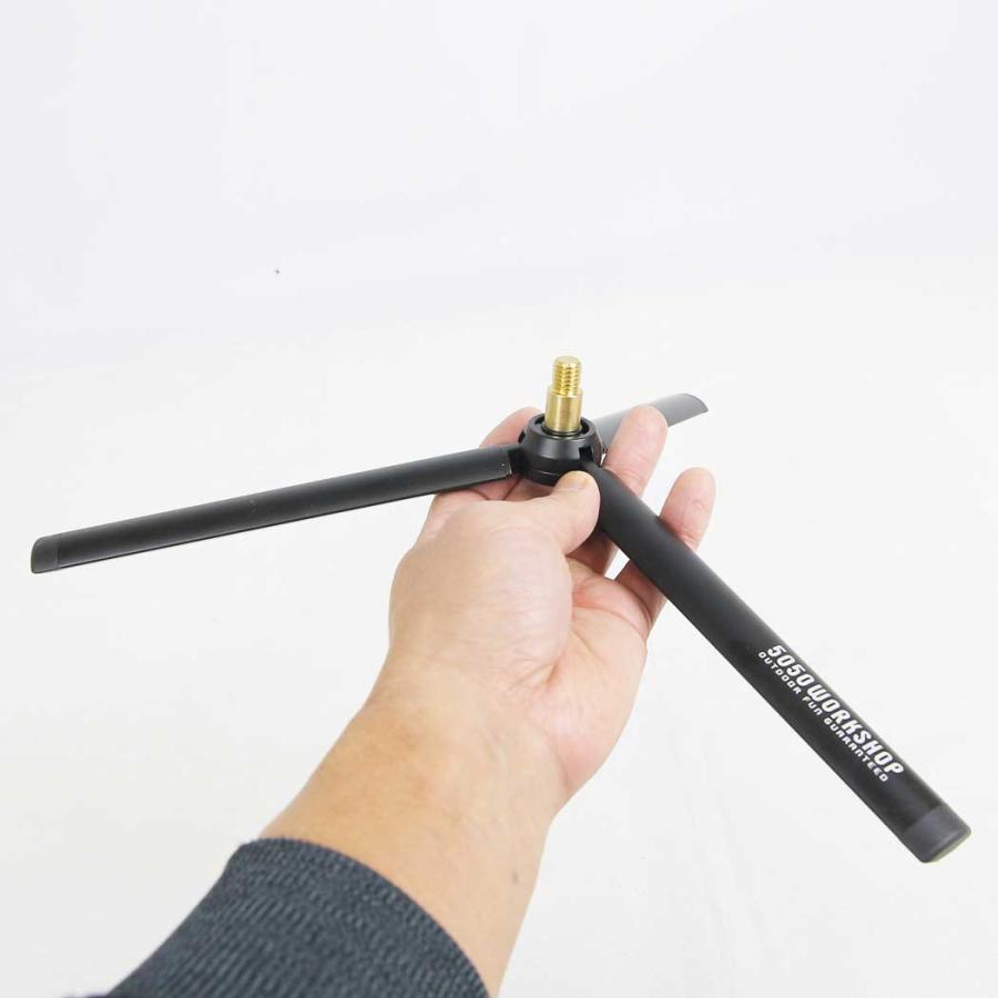 5050WORKSHOP アウトドア キャンプ 5050 workshop 2Way Stand Tripod L スタンド パーツ 拡張パーツ 専用カメラ三脚 : カットバック ...