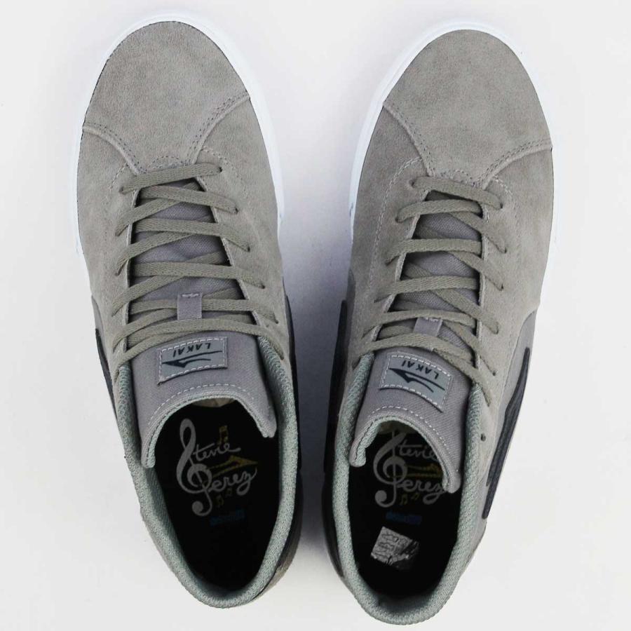LAKAI ラカイ 25.5-26cm フラコ2ミッド グレー ネイビー スエード Lakai Flaco 2 Mid Suede スケボー ...