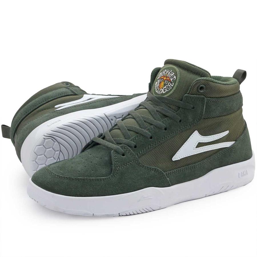 LAKAI ラカイ 25-28cm トラジャー オリーブスエード Lakai Trudger Olive Suede スケボー スケートボード ...