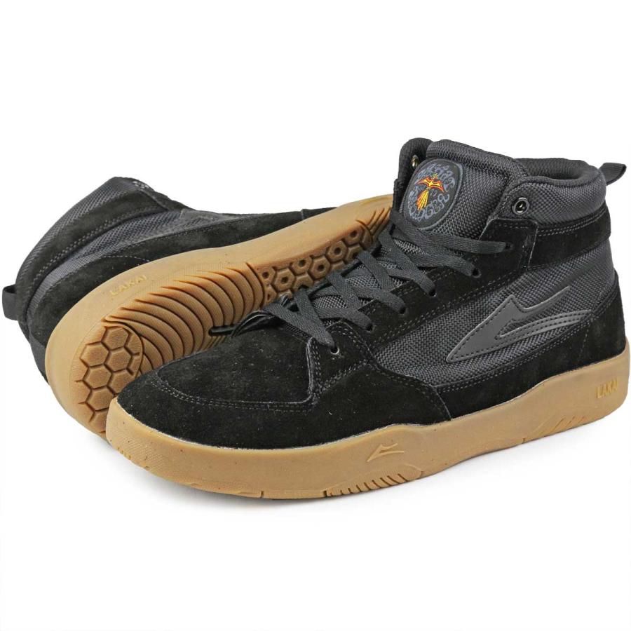 LAKAI ラカイ 26cm トラジャー ブラックスエード Lakai Trudger Black Suede スケボー スケートボード スケ ...
