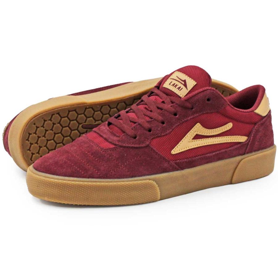 LAKAI（ラカイ） ケンブリッジ 23-30cm スケボー シューズ Lakai Cambridge Burgundy Suede メンズ ...