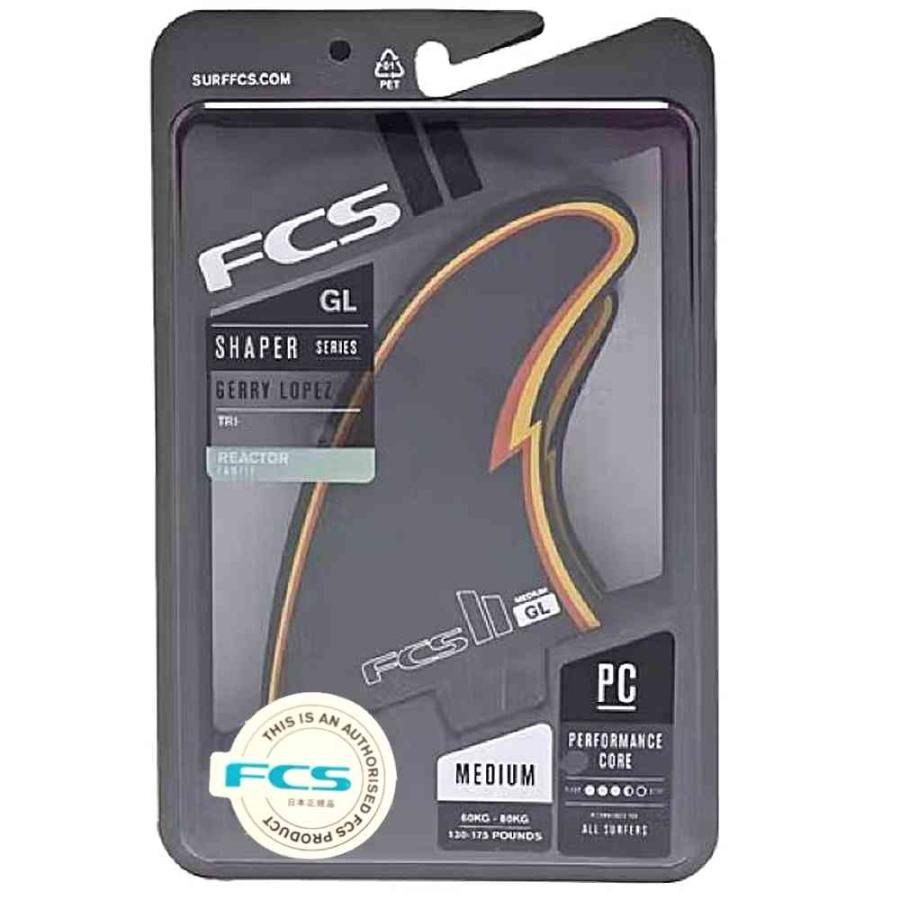 FCS FCS2 サーフィン フィン ジェリーロペス トライ スラスターシェイパー リアクター 2 Gerry Lopez TRI Fin Shaper Reactor GL PC 3枚 ...