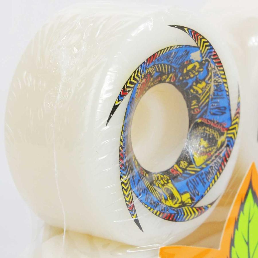 SANTA CRUZ OJ スケボー ウィール 61mm 97A Team Rider Speedwheels White チームライダー ...