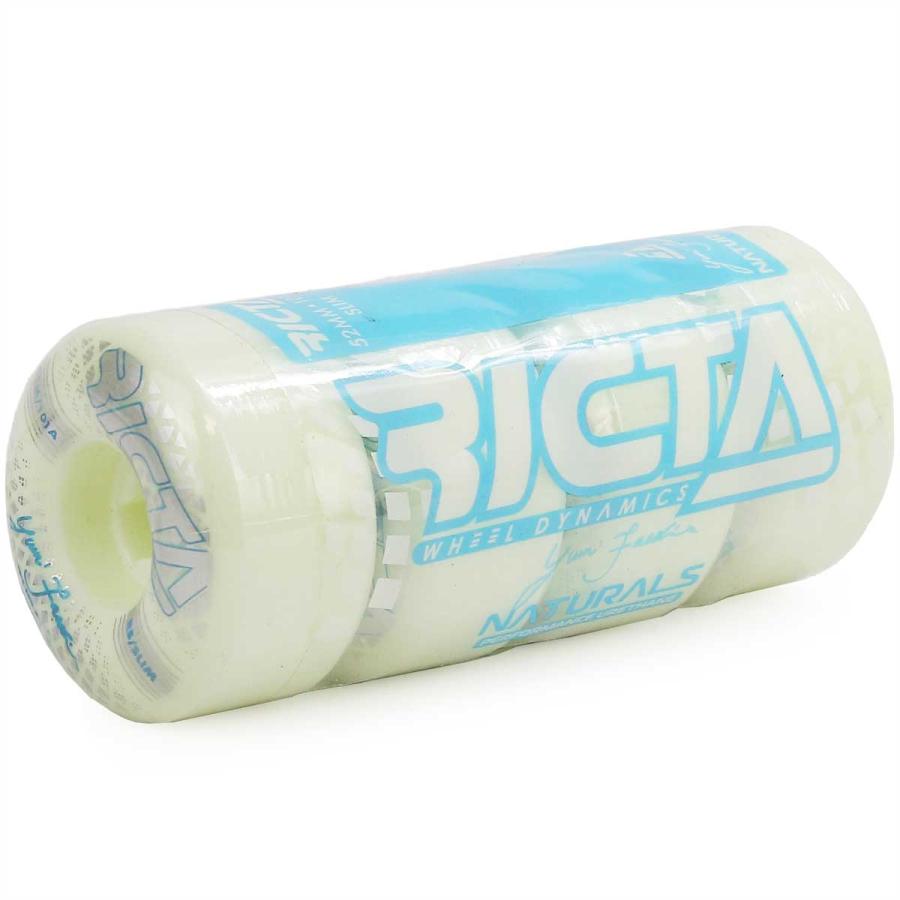 リクタ 52mm 101a スケボー ウィール Ricta Wheels Pro Facchini Reflective 白 スケートボード タイヤ ブランド スケボーウィール : カット ...