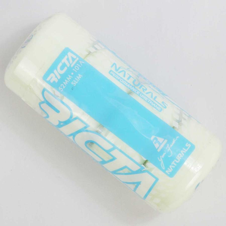 リクタ 52mm 101a スケボー ウィール Ricta Wheels Pro Facchini Reflective 白 スケートボード タイヤ ブランド スケボーウィール : カット ...