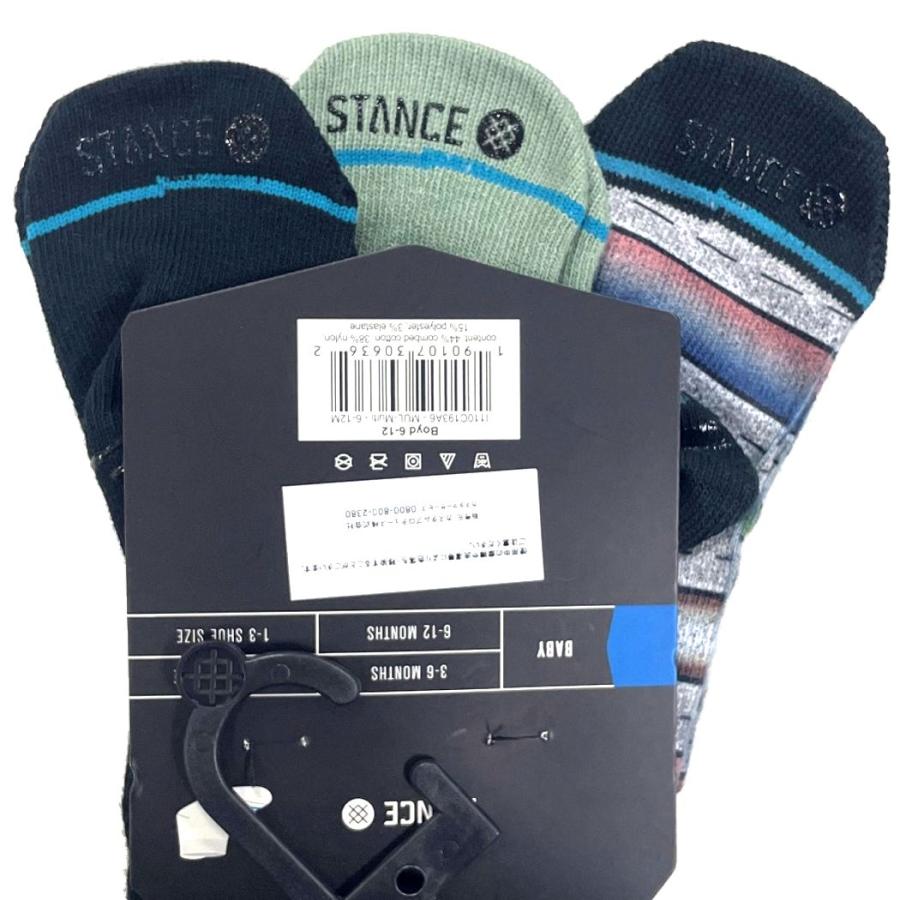 STANCE Stance スタンス BOYD Baby Toddler 3足セット 靴下 Socks 3-6か月 6-12か月 1-2歳 2 ...