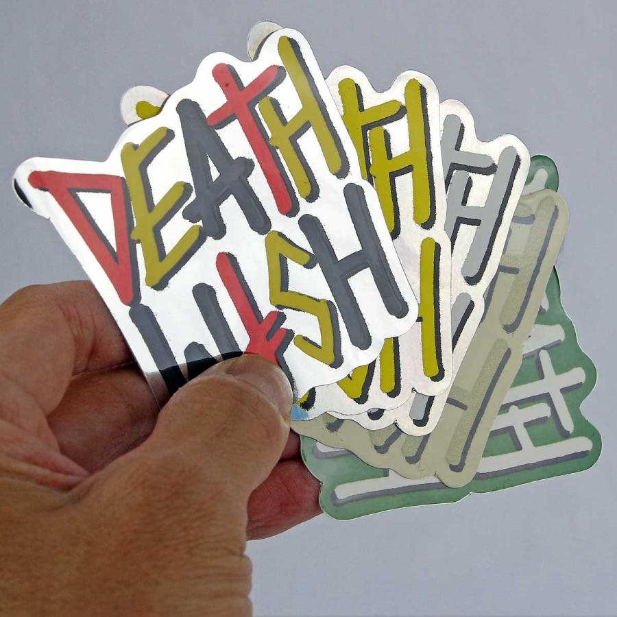デスウィッシュ スケボー ステッカー デススタック 7x7cm Deathwish Deathstack スケートボード スケボーステッカーストリート パーク ランプ 人気 ブランド ...