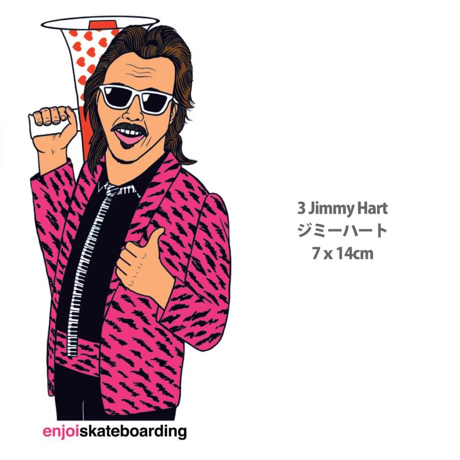 enjoi エンジョイ スケボー ステッカー Enjoi Skateboards WWE Body Slam Sticker スケートボード ...