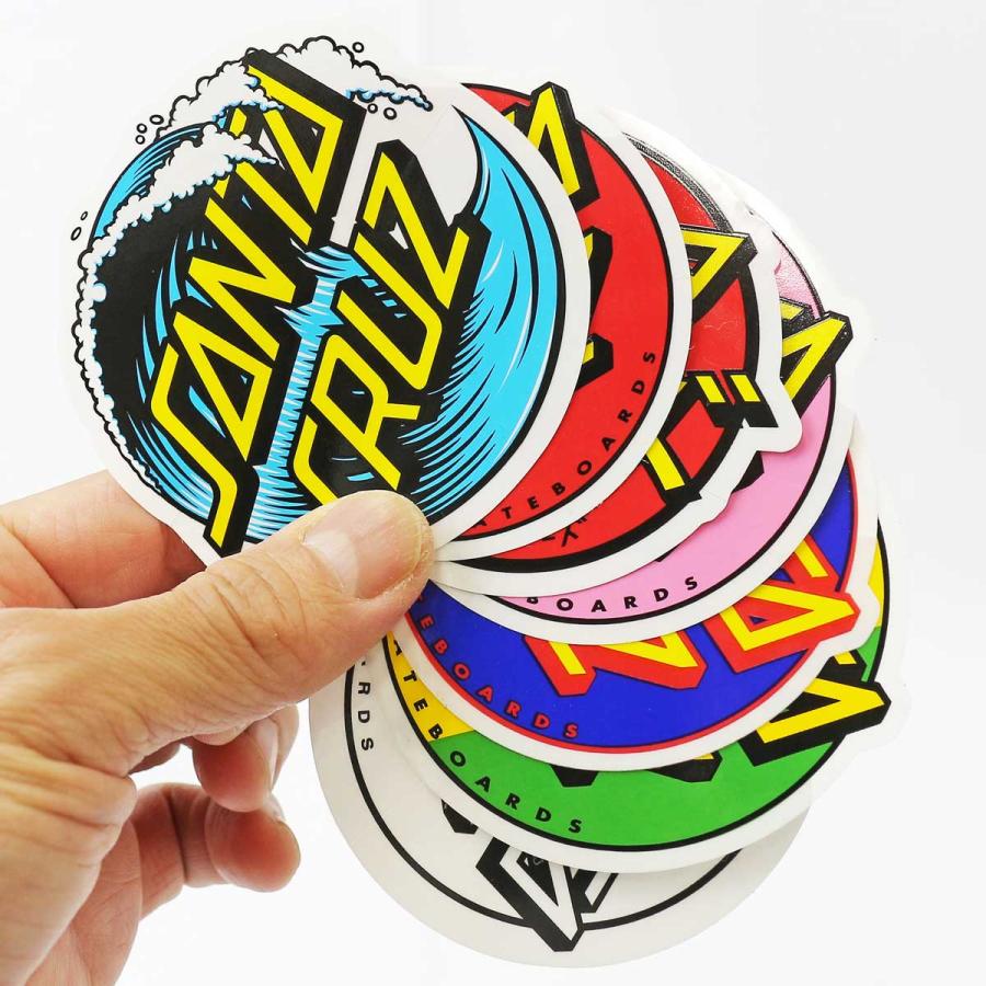 SANTA CRUZ（サンタクルーズ） スケボー ステッカー ドットロゴ 約8x8cm Santa Cruz Dot Logo Sticker ...