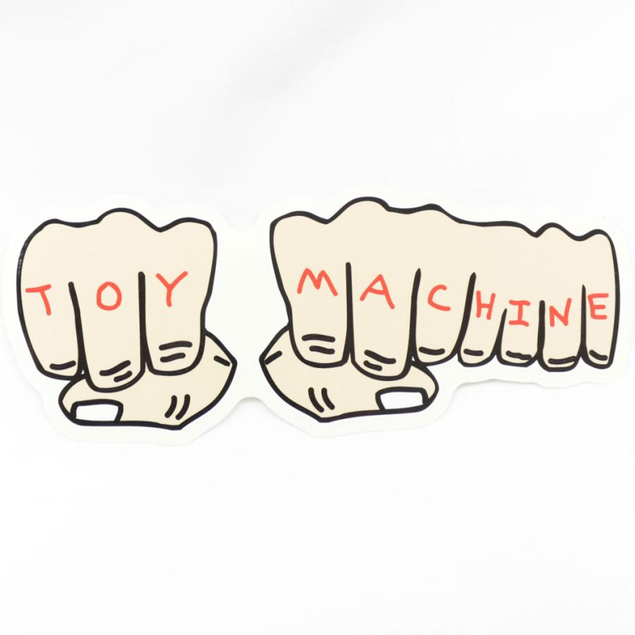TOY MACHINE トイマシーン スケボー ステッカー Toy Machine Sticker FIST MEDIUM シール デカール ...