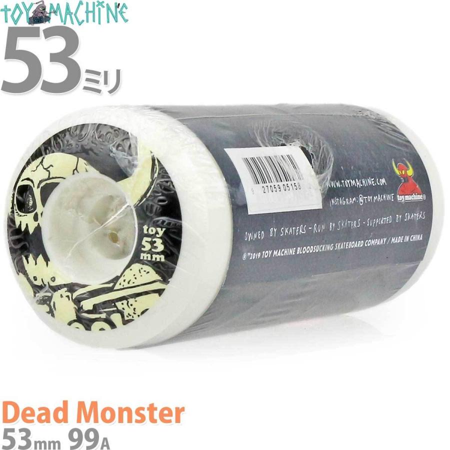 TOY MACHINE（トイマシーン） スケボーウィール 53mm 99a ハード デッド モンスター Toy Machine Dead ...