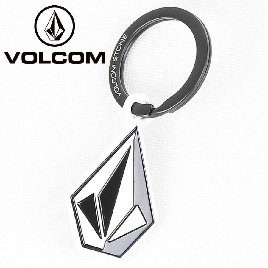 VOLCOM ボルコム キーチェーン Volcom Stone Key Chain 3 ブラック キーホルダー アクセサリー スケボー ...