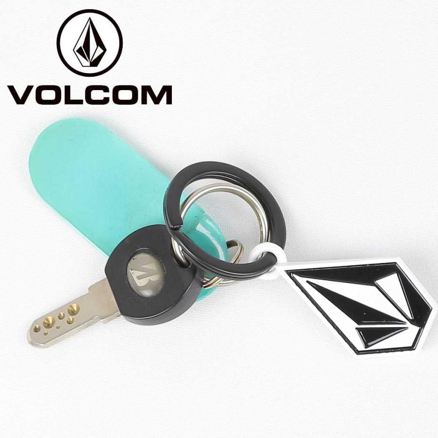 VOLCOM ボルコム キーチェーン Volcom Stone Key Chain 3 ブラック キーホルダー アクセサリー スケボー スノーボード サーフィン ブランド : カットバック ...