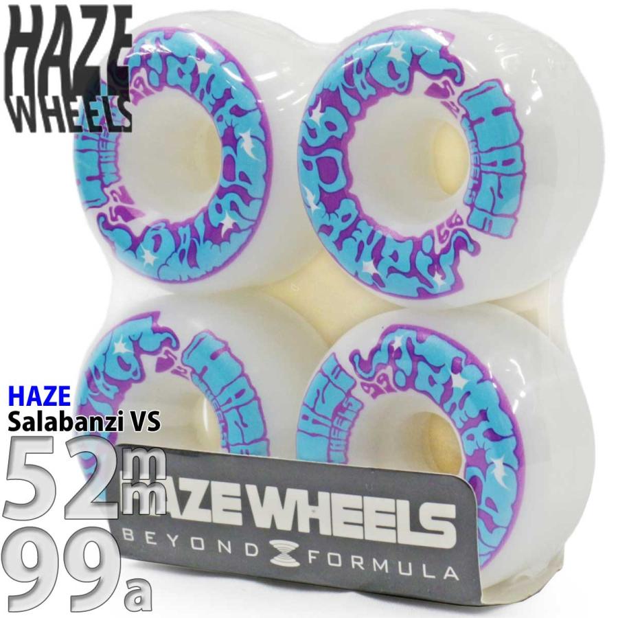 ヘイズ 52mm 99a スケボー ウィール Haze Pro Salabanzi VS Beyond Conical Wheels プロ バスティン サラバンジー ビヨンド コニカル ...