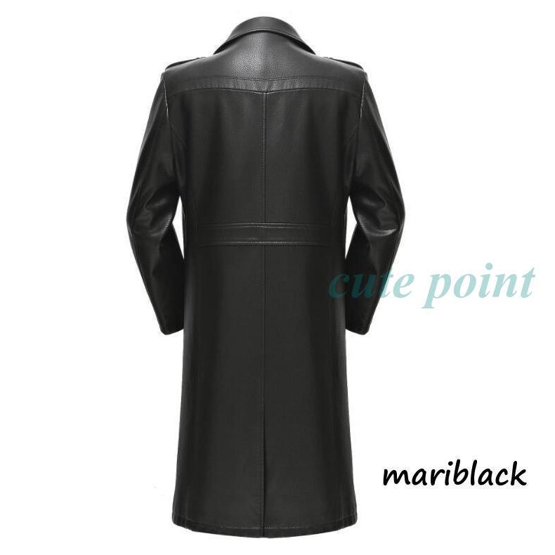 革ジャン 本革 革コート メンズ ロング 裏起毛 レザージャケット