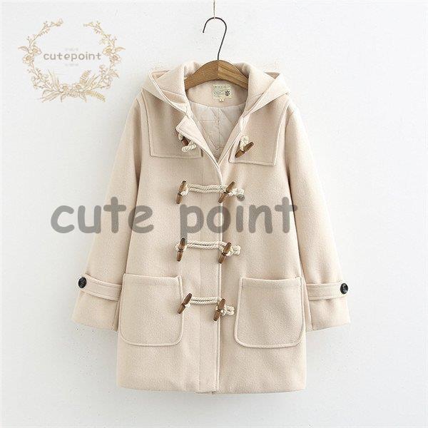 ダッフルコート ラシャコート レディース 学生 女の子 ロングコート