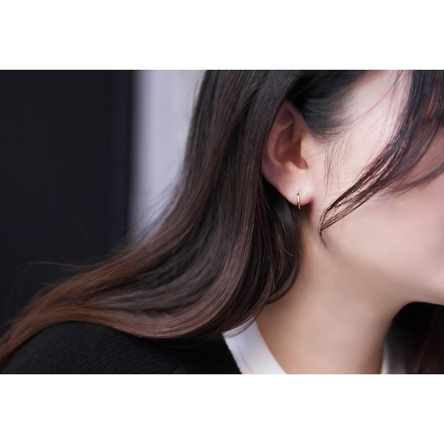 K18フープピアス 中折れ式 18金 1.5mm×11mm 18k イエローゴールド ペア : ジュエリーキュートラル - 通販 - Yahoo!ショッピング