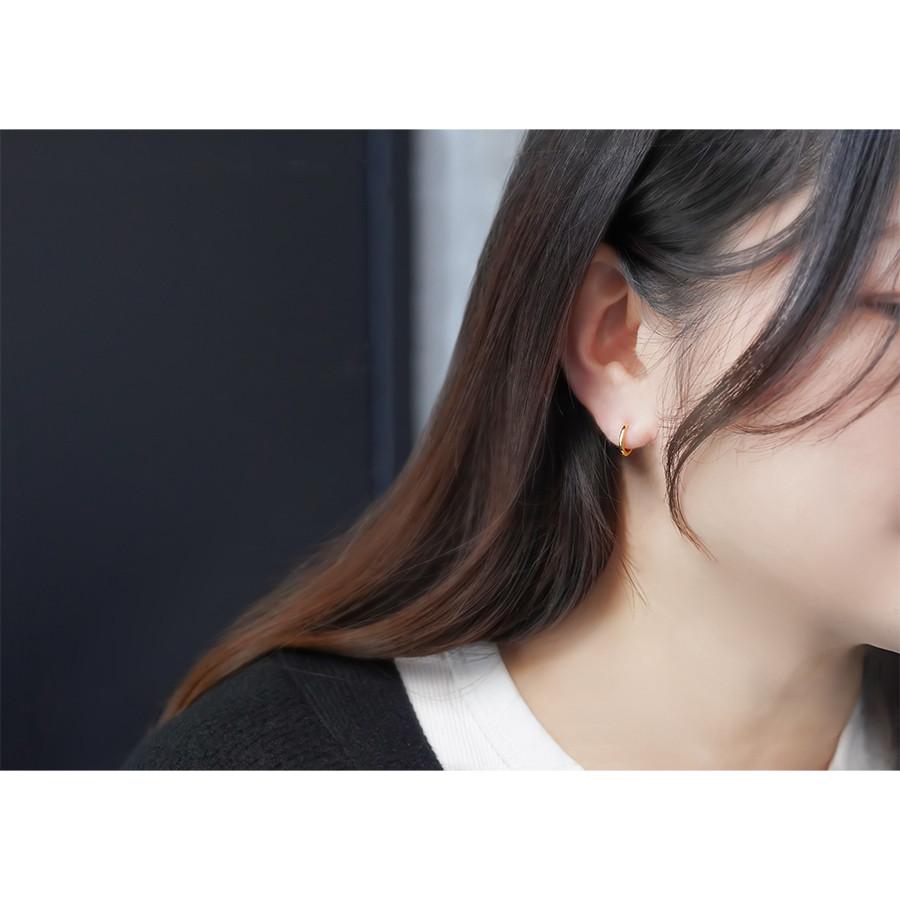 K18フープピアス 中折れ式 18金 1.5mm×11mm 18k イエローゴールド ペア : ジュエリーキュートラル - 通販 - Yahoo!ショッピング
