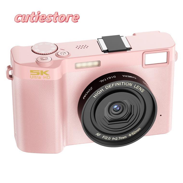 デジタルカメラ 5K動画撮影 6400万画素 WIFI対応 自撮り 1700mAhバッテリー2個 64GB TFカード 18倍ズーム デュアルカメラ デジカメ スマホ 転送 ビデオカメラ ...