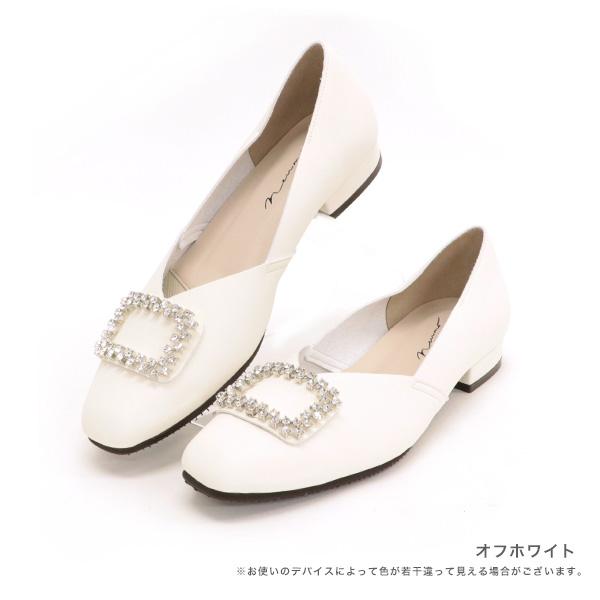 newmo ニューモ クラリーノ ストレッチ ビジュー パンプス 3E 甲高 幅広 外反母趾 オールウェザー 晴雨兼用 レインシューズ オフィス 結婚式 No.329601 : newmo ...