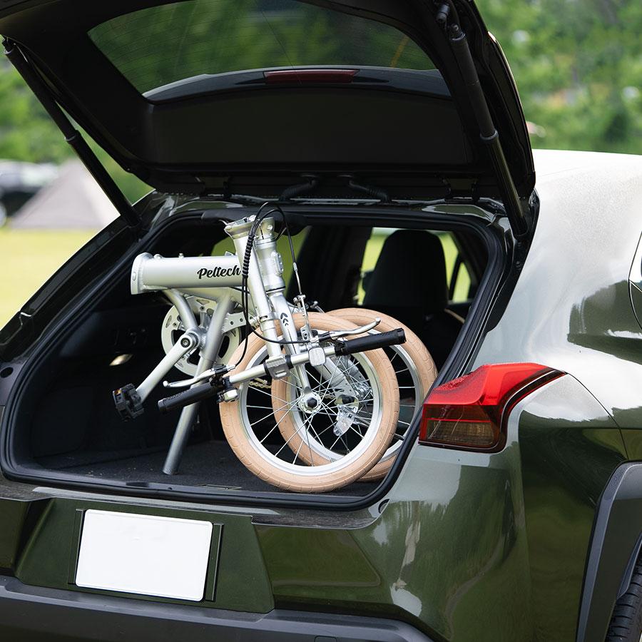 PELTECH 送料無料 自転車 16インチ 折りたたみ 軽量 アルミフレーム ペルテック FP-160S メーカー直送 : サイクルワークス トリニティー - 通販 - Yahoo!ショッピング