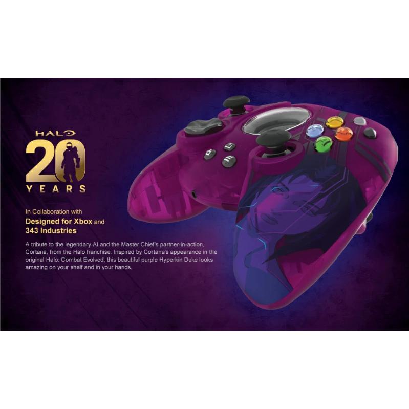 Xbox コントローラー HYPERKIN DUKE LIMITED EDITION Halo: Combat Evolved CORTANA ...