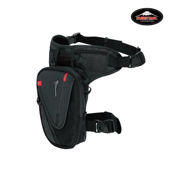 クシタニ（KUSHITANI） 《あすつく》☆正規品〔KUSHITANI〕 K-3602 レッグバッグ 容量：約2.4L メッシュ レインカバー付 コインホルダー装着可 かばん 【バイク用品 ...