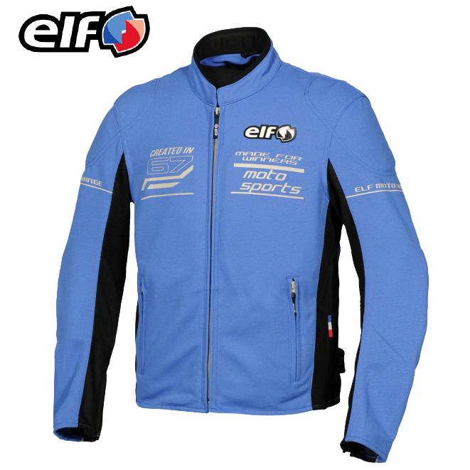 elf 正規品〔elf〕 EJ-S116 フレッドメッシュジャケット ＜ブルー＆グレー＞ 春夏 プロテクター付 サマージャケット エルフ フラッグシップ 24SS 【バイク用品】 : サイクル ...