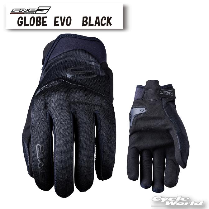 ☆正規品〔Five〕 GLOBE EVO 《BLACK》 エボ ツーリンググローブ メンズ メッシュ ストリート 街乗り スマホ対応 スマホタッチ ファイブ 【バイク用品】 : サイクル ...