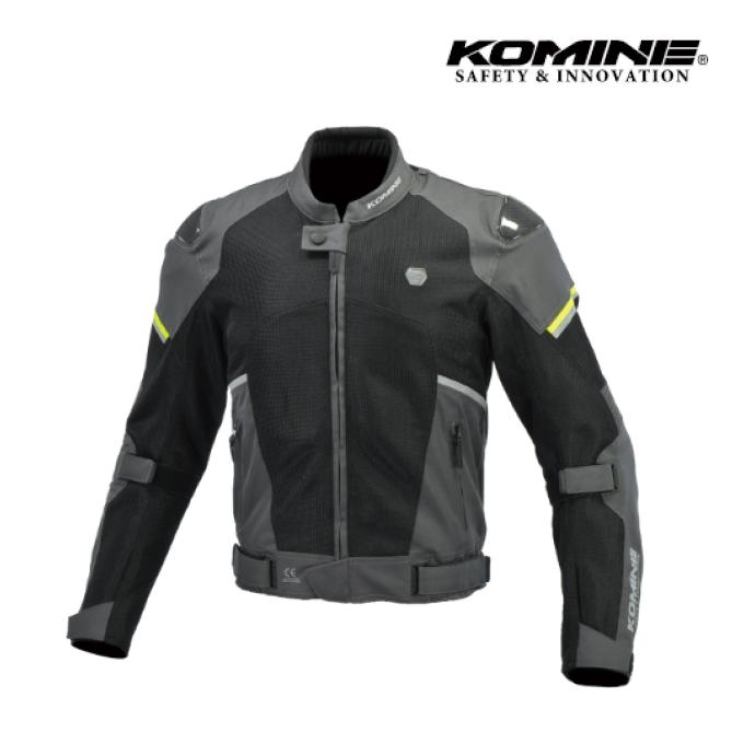コミネ 正規品〔KOMINE〕 JK-1573 ＜Basalt Grey Black＞ プロテクトカーボンメッシュジャケット 23SS 春夏 07-1573 レディース メンズ 【バイク用品 ...