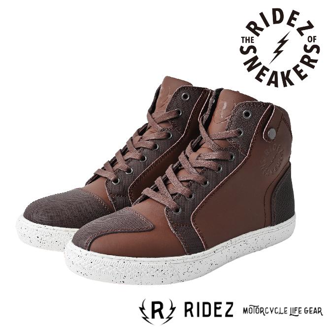 RIDEZ（バイク） ☆正規品〔RIDEZ〕MOTO-MAX2 ＜ BROWN ＞ RIDEZ ORIGNAL DESIGN SNEAKERS ...